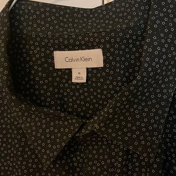 Calvin Klein | Shirts | Calvin Kline Xl Summer Shirt Navy Blue | Poshmark